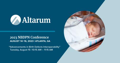 Altarum to Present on Advancements in Birth Defects Interoperability at ...