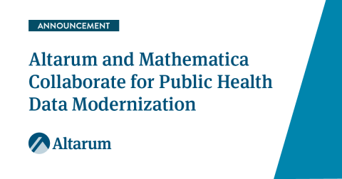 Altarum and Mathematica Collaborate for Public Health Data ...