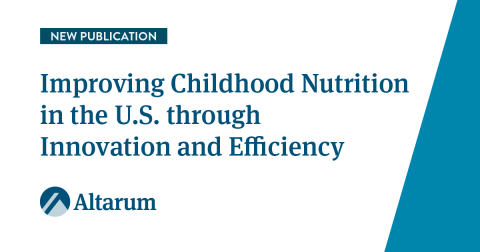 New White Paper: Improving Childhood Nutrition in the U.S. Through ...
